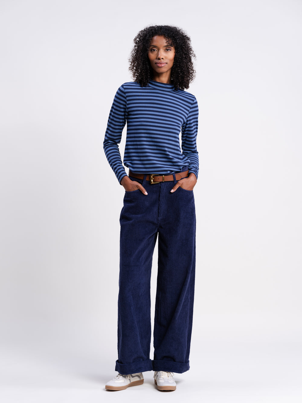 Kate Barton Women's Teddy Trousers | Navy| Graphite | Stretch Jumbo