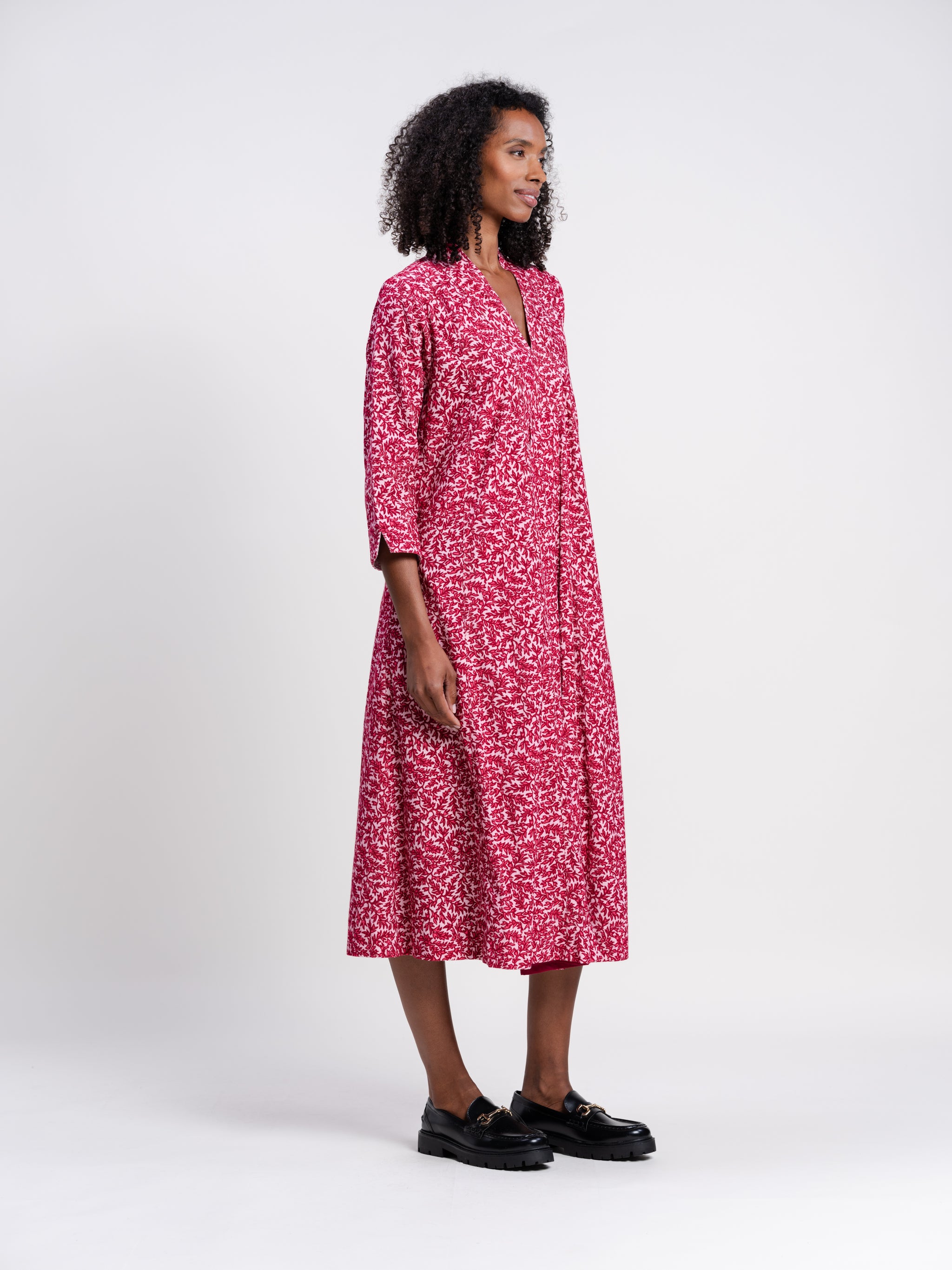 Kate Barton Women's Easy Winter Dress | Blue Gingham | Brown Heather ...