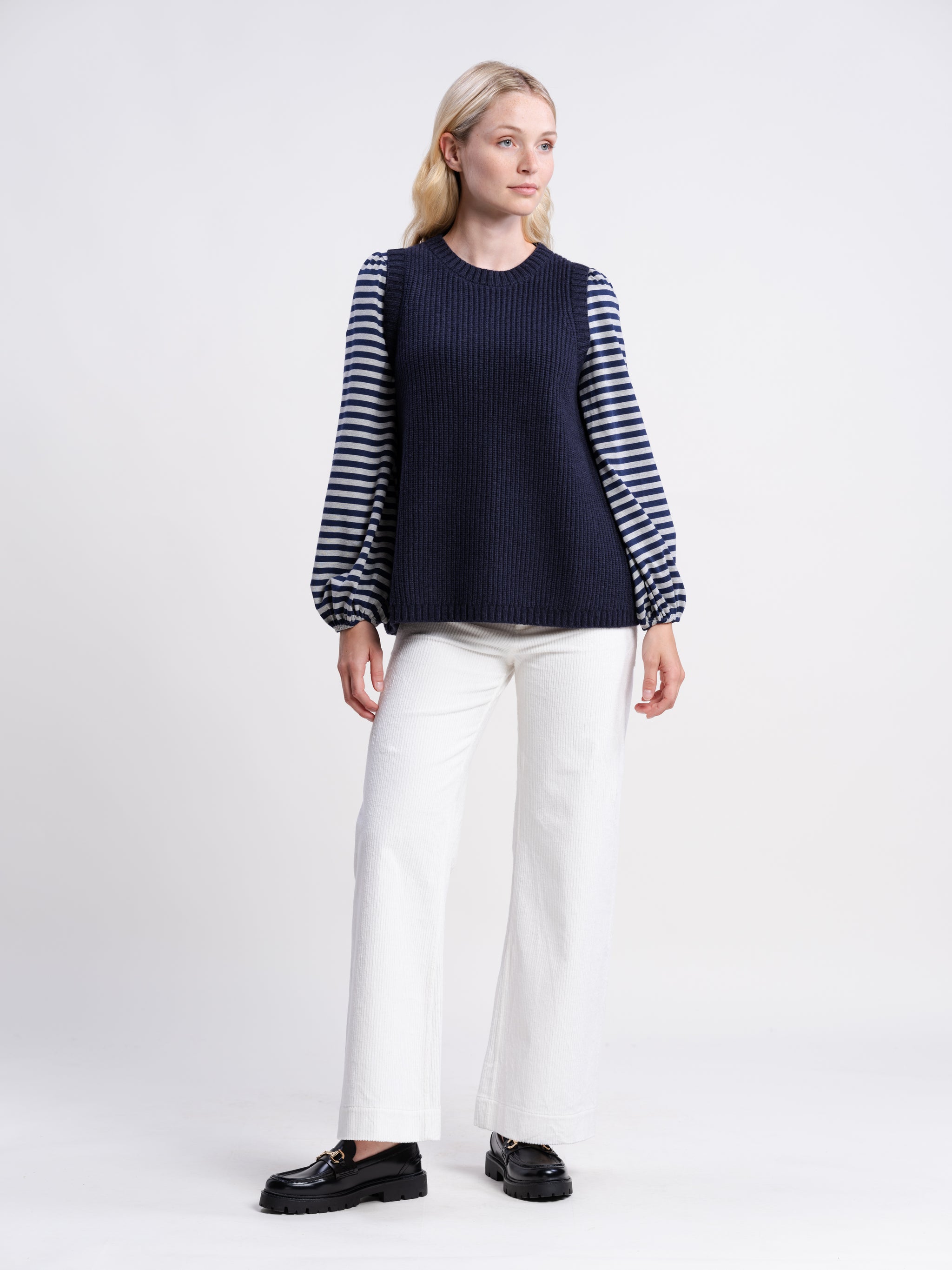 Kate Barton Women's Winter Vest | Navy | Grey | Oatmeal