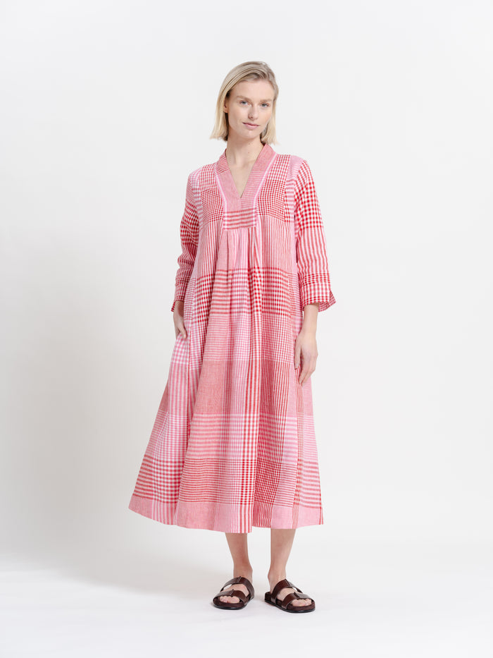 The Irregular Check Easy Summer Dress