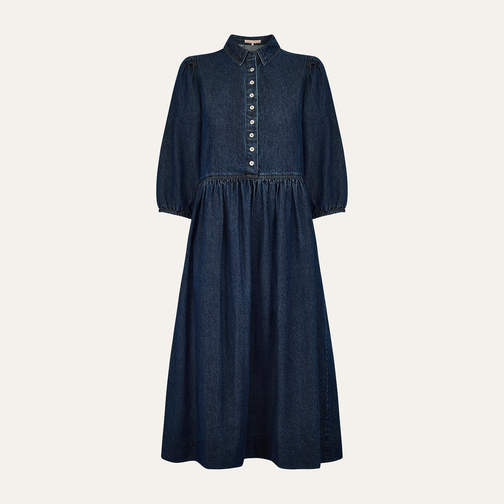 Kate Barton Women's Summer Dress | Dark Blue | Denim
