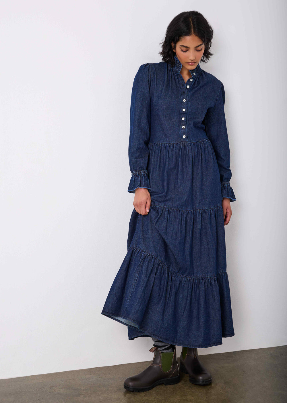 Kate Barton Women's Winter Dress | Denim