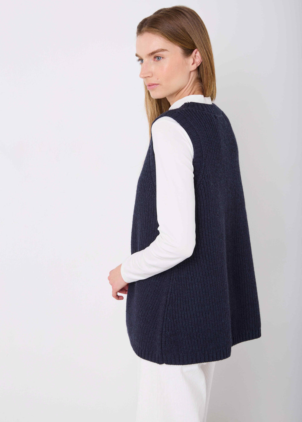 Kate Barton Women's Winter Vest | Navy | Grey | Oatmeal